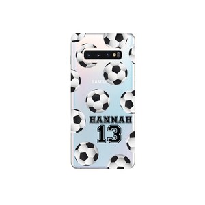 CLEAR Personalize Soccer iPhone Case.custom Soccer Case.iphone X.iphone ...