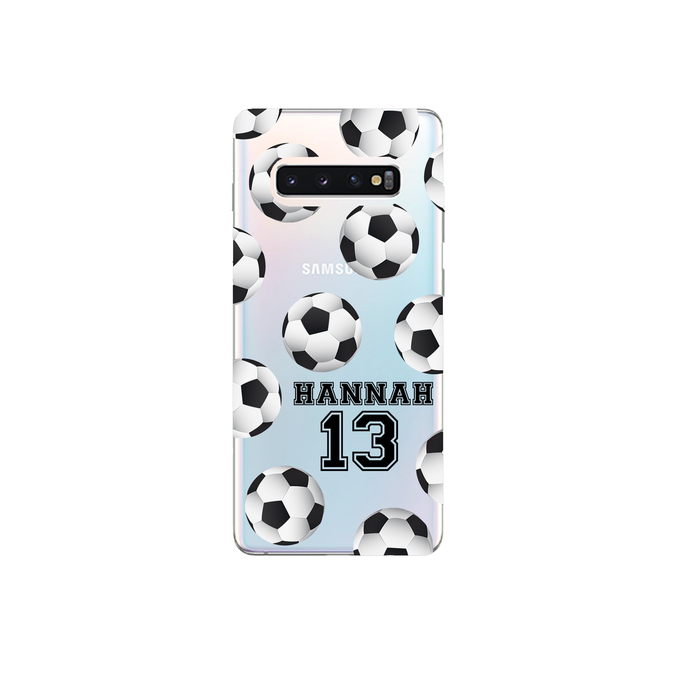 CLEAR Personalize Soccer Iphone Case.custom Soccer Case.iphone - Etsy UK