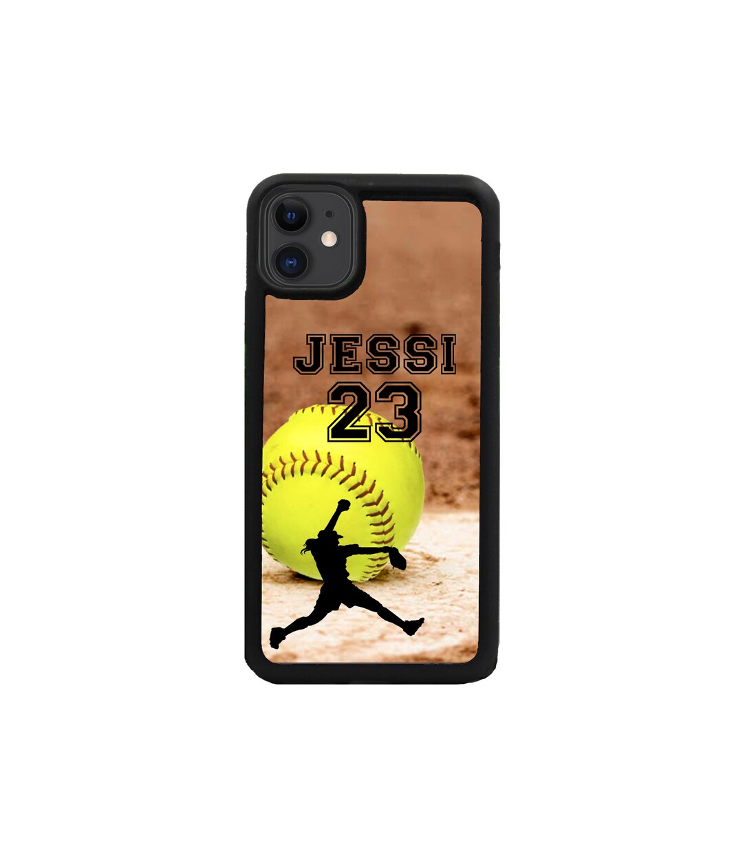 Personalized Softball Pitcher Phone Case Custom Softball Case iPhone 14 ...