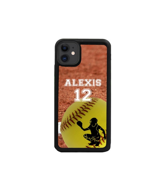 Personalized Softball Catcher Phone Case Custom Softball Case - Etsy