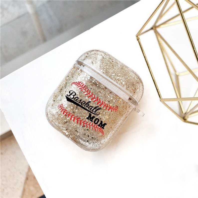 Baseball MOM Glitter AirPod Case Sparkly Bling Airpods Case Gift for ...