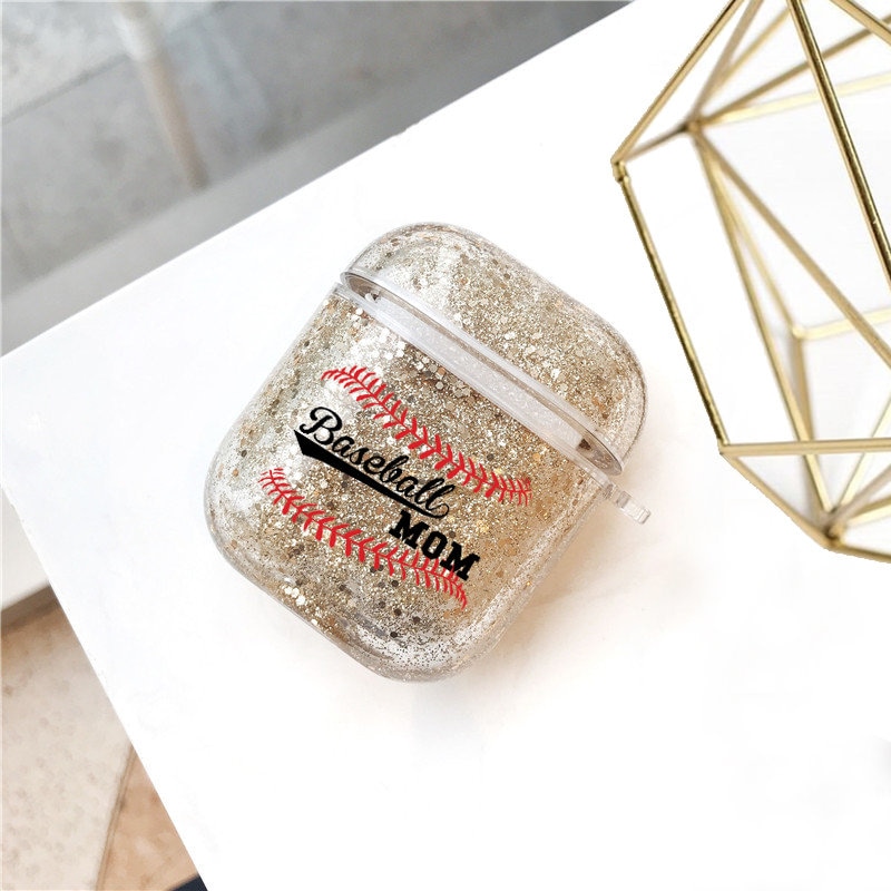Baseball MOM Glitter AirPod Case Sparkly Bling Airpods Case Gift for ...