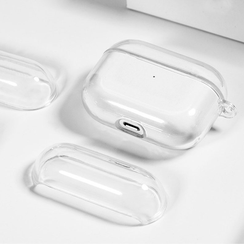 CLEAR Airpods Pro Case Customized Initial Airpods Pro Case - Etsy