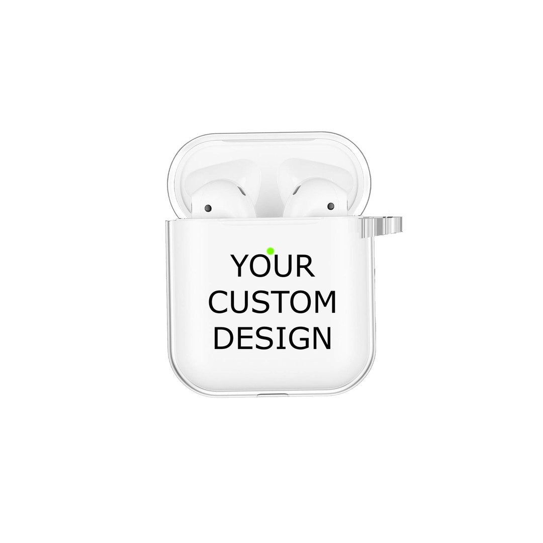 Custom Design Brand Logo Airpods Case Customization on Both Sides of ...