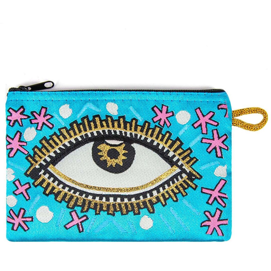 Evil Eye Purse Makeup Purse Blue Coin Purse Christmas Gifts - Etsy