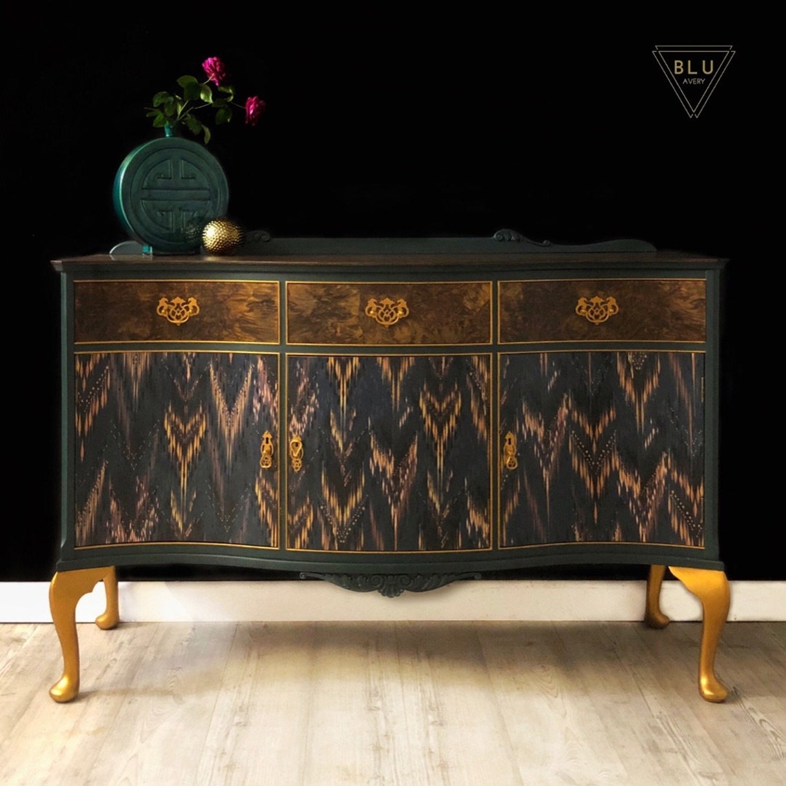 Sideboard Drinks Sideboard Server Buffet Painted - Etsy UK