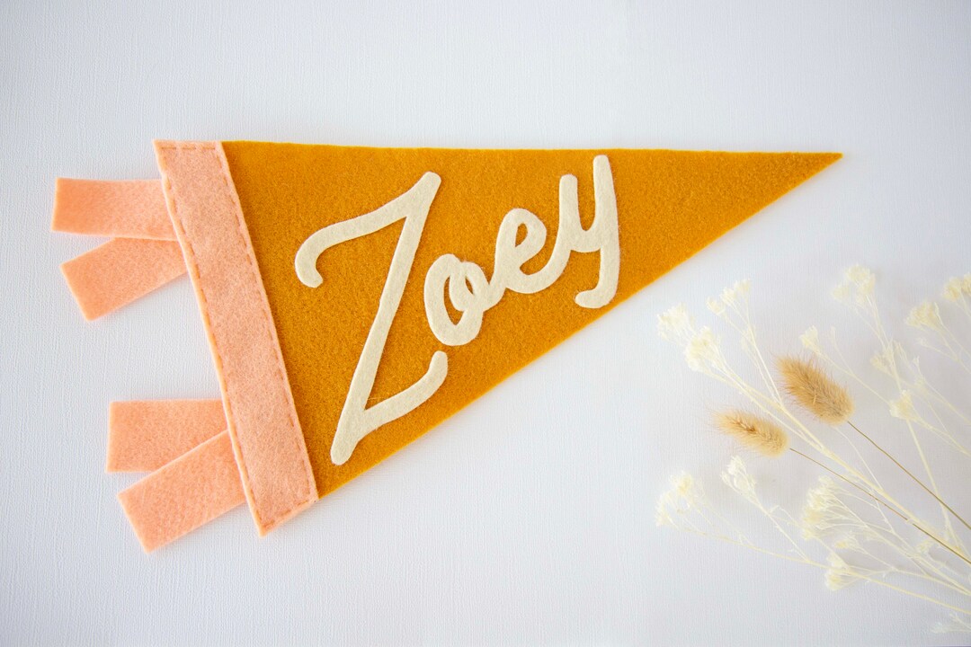 Customizable Name Pennant - Etsy