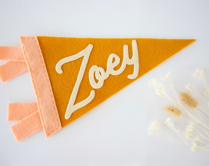 Customizable Name Pennant - Etsy