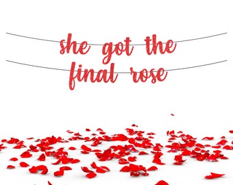 Final Rose Bachelorette Party - Etsy