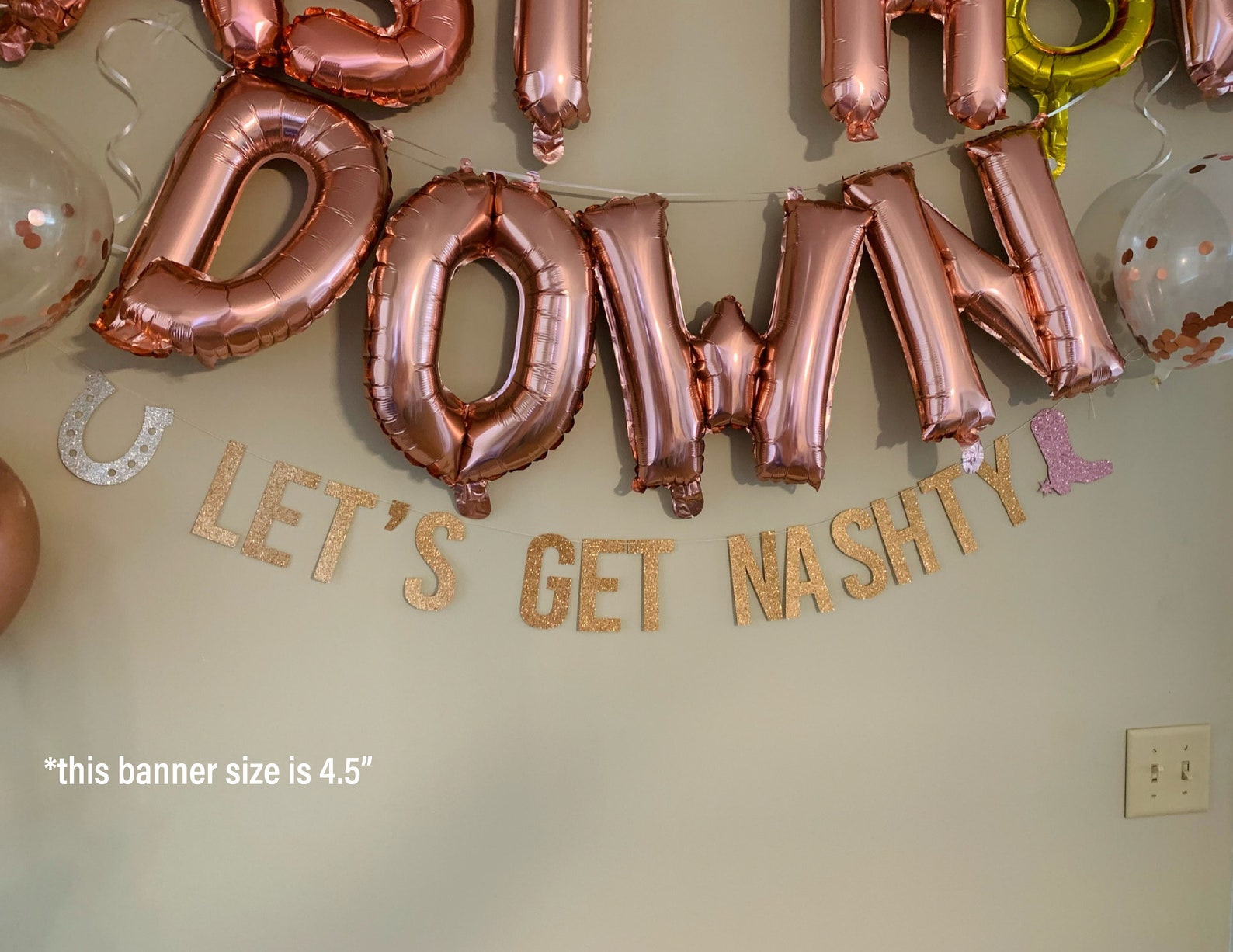 Get In Loser It's NAME'S Bach Banner / Bachelorette / | Etsy