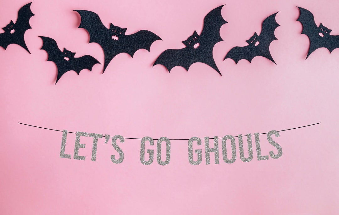 Let's Go Ghouls Banner / Spooky Bach / Glitter Banner / Bachelorette ...