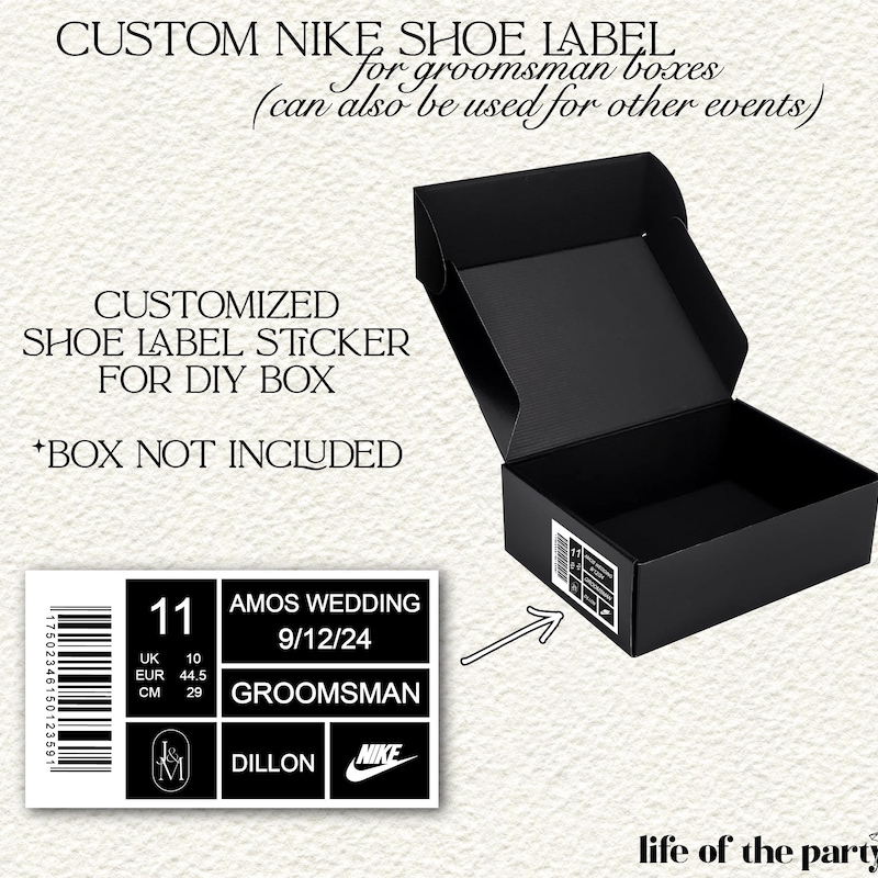 Nike Shoe Box - Etsy