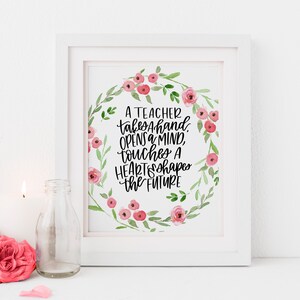 Teaching Print Teacher Printable Teaching Wall Art Print Teacher Gift ...
