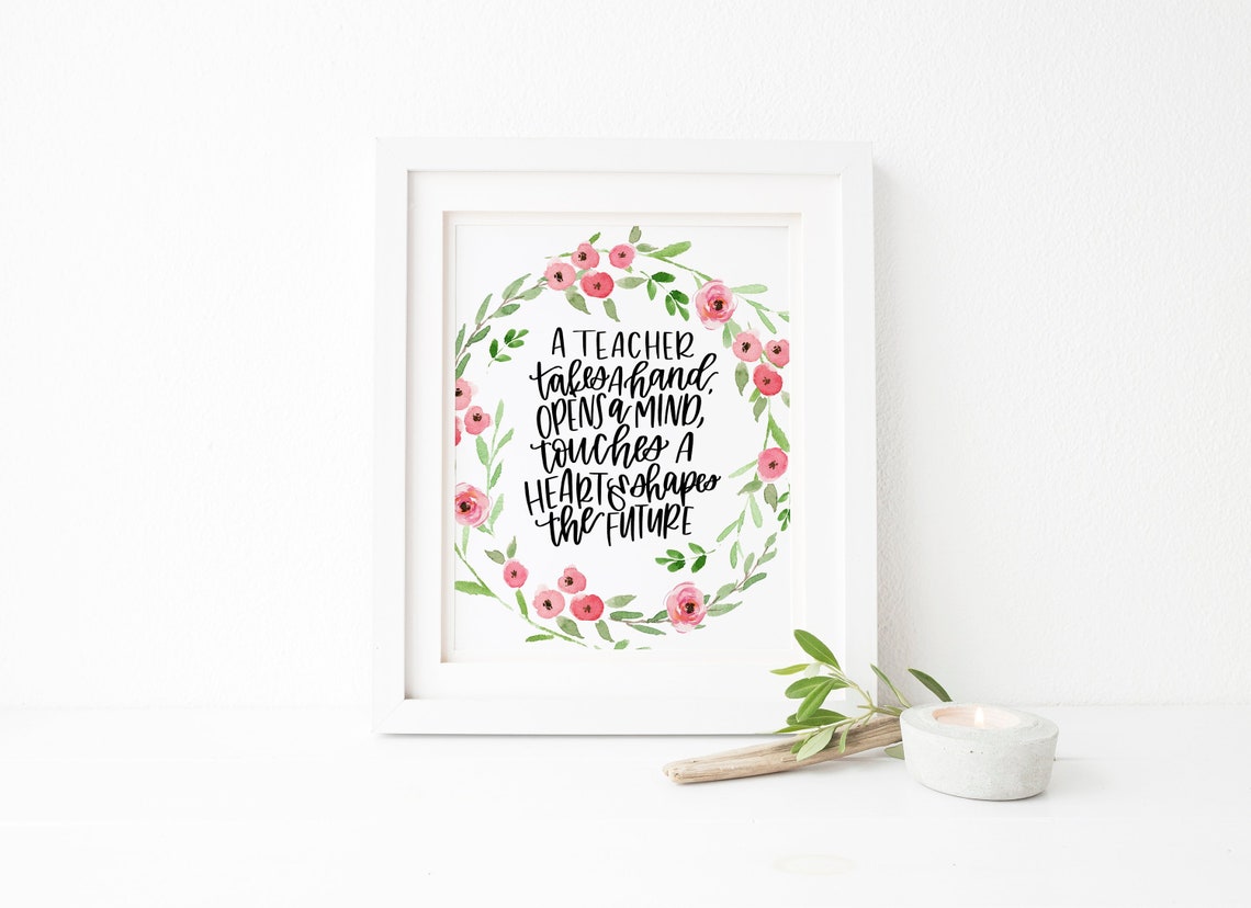 Teaching Print Teacher Printable Teaching Wall Art Print Teacher Gift ...