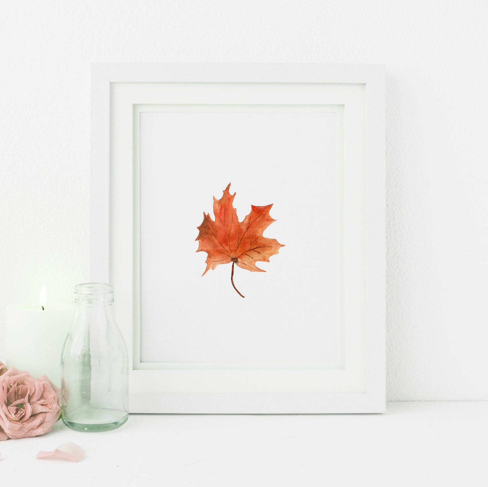 Fall Printables Fall Print Printable Wall Art Fall Leaves - Etsy