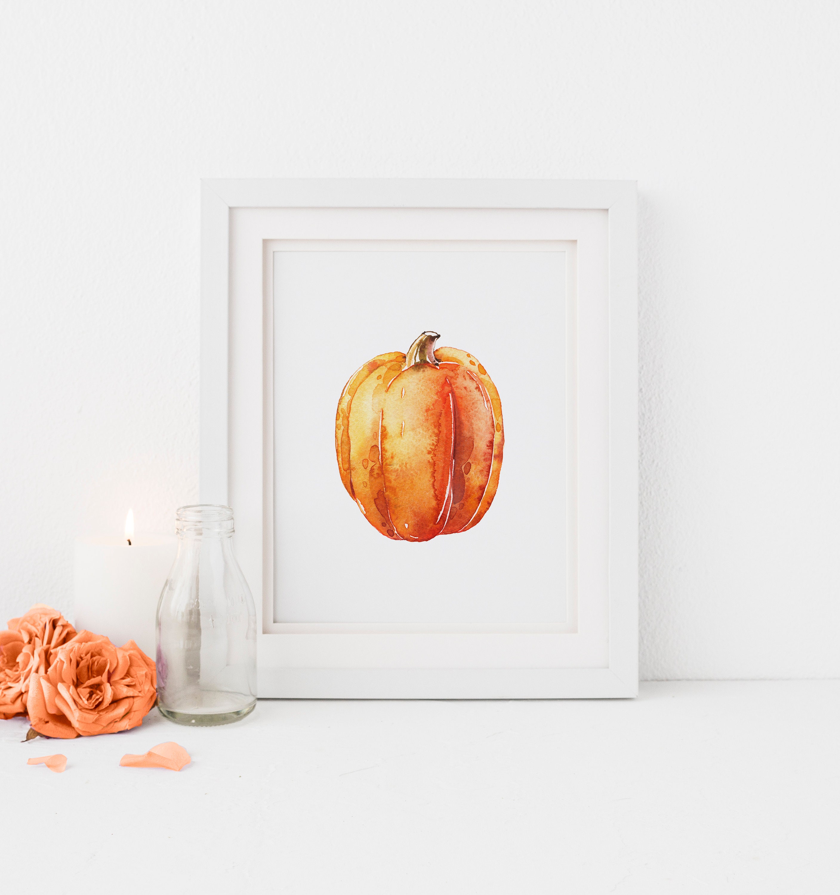 Fall Printables fall print printable wall art fall pumpkin | Etsy