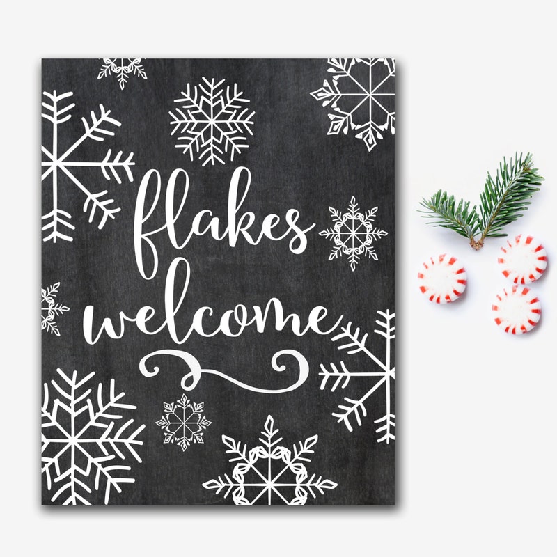 Winter Chalkboard - Etsy