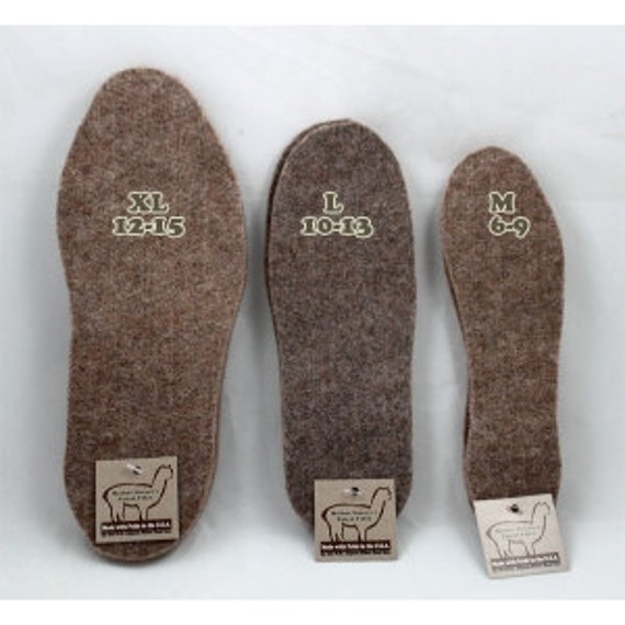 1 PAIR Alpaca Fiber Insoles Boot Inserts Foot Warmers Sock - Etsy