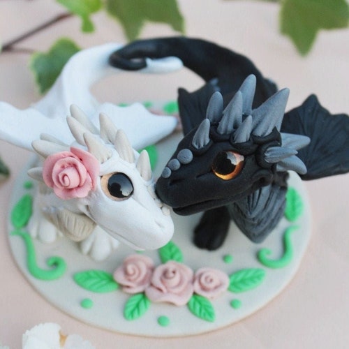 Fondant Dragon Cake Topper - Etsy