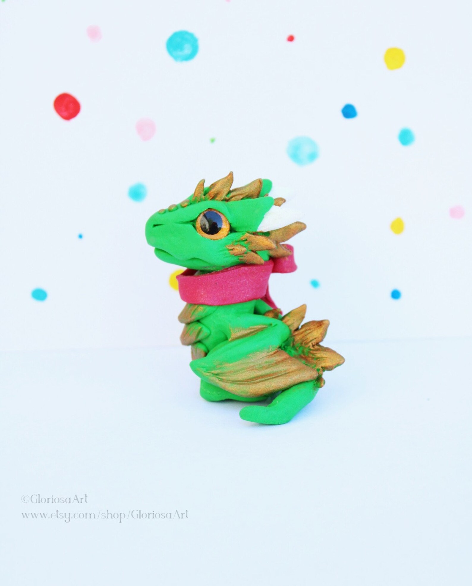 Ribbon Baby Dragon Dragon Figurine Dragon Lover Gift Magic - Etsy