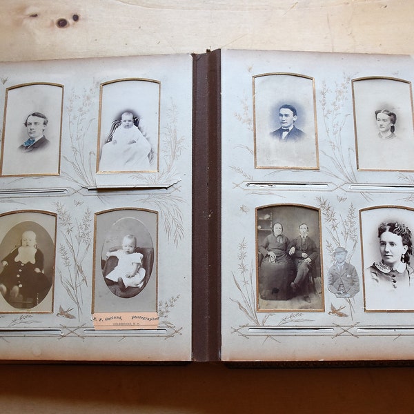 Antique Cdv Photo Album - Etsy