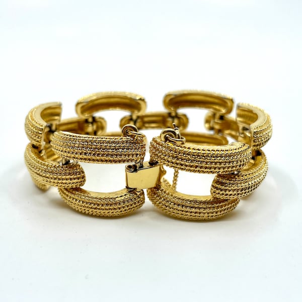 Monet Gold Bracelet - Etsy