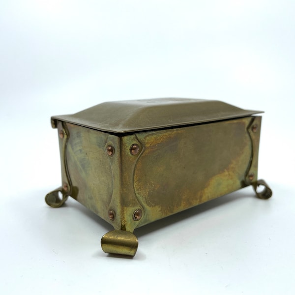 Brass Stamp Box - Etsy