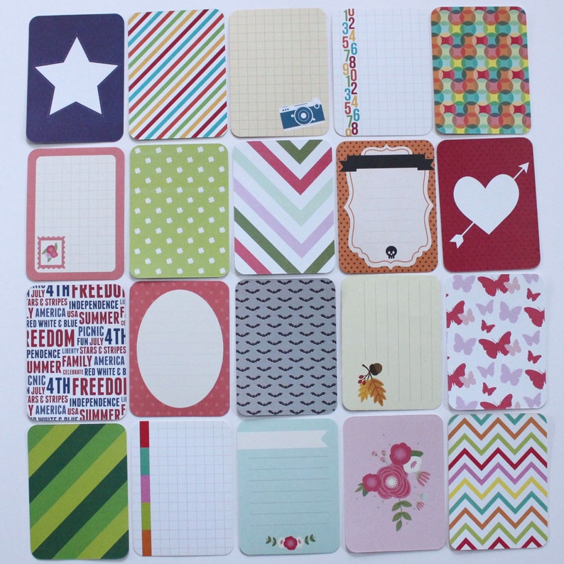 60 Project Life Cards SEASONS Core Kit 3 X 4 Pocket Cards - Etsy