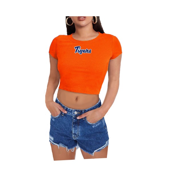 Tiger Crop Top - Etsy