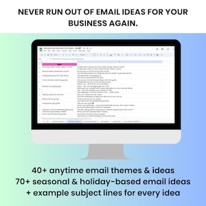 Ultimate Email Idea Vault - Etsy