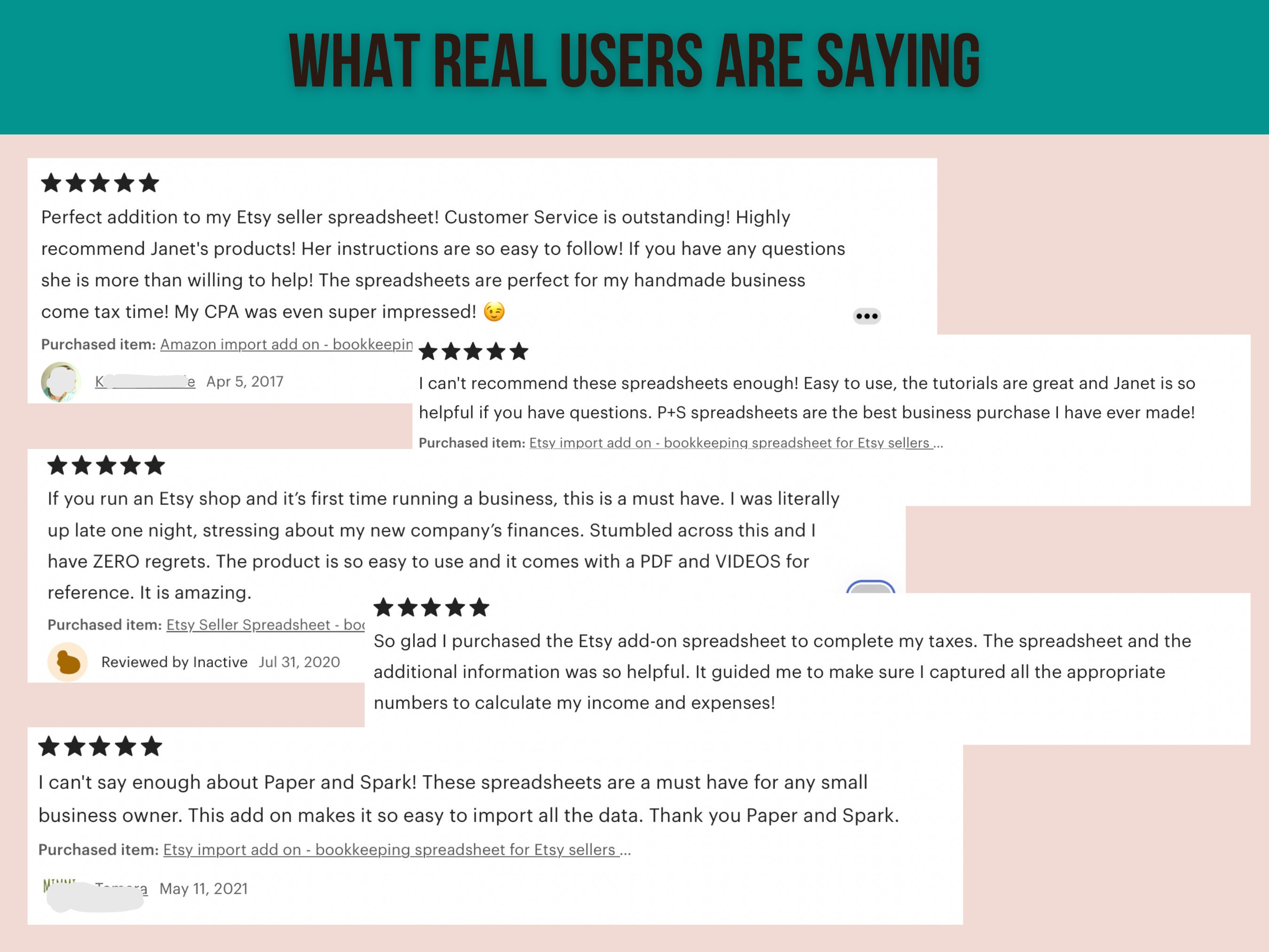 Amazon Import Add on Bookkeeping Template for Handmade Amazon Sellers ...