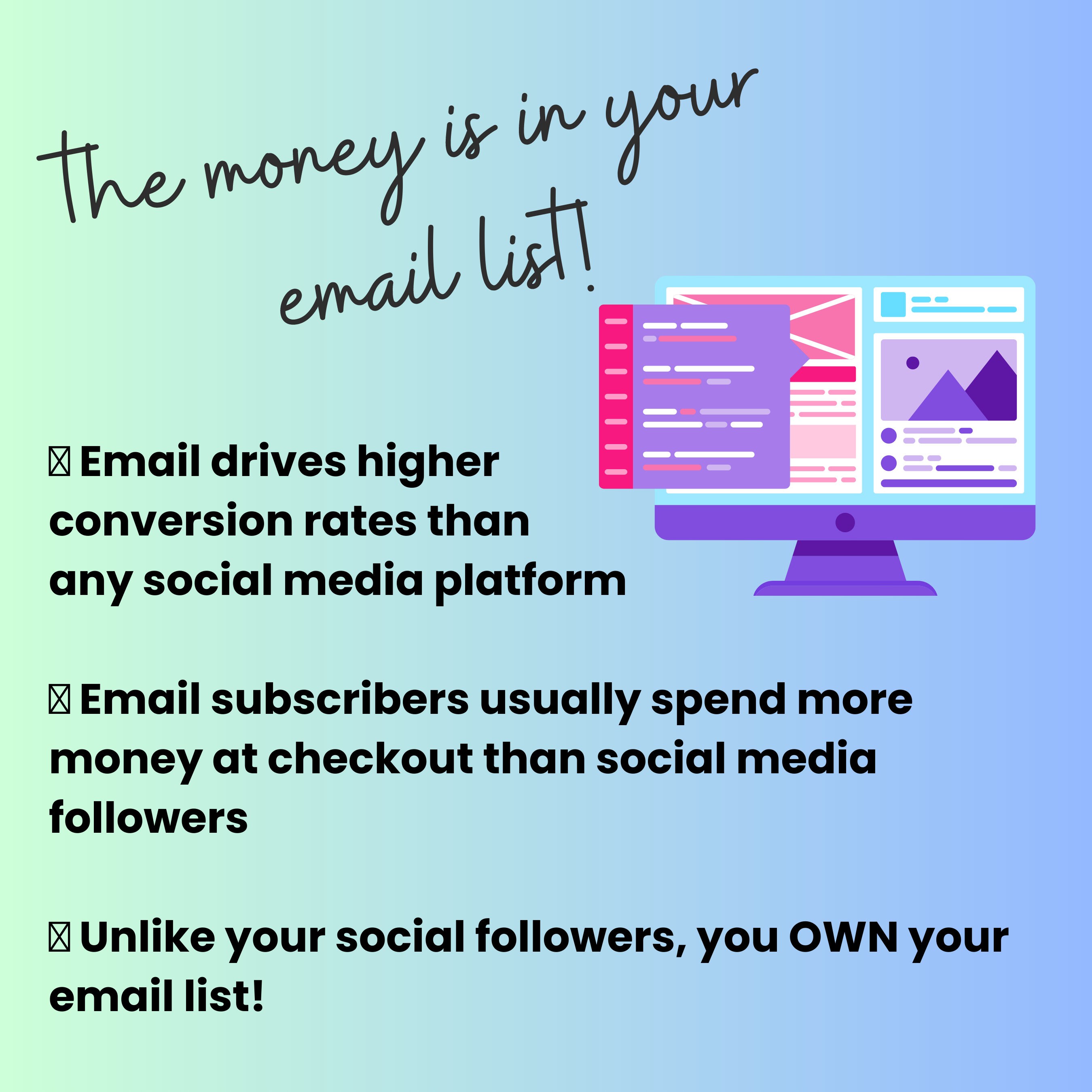 Ultimate Email Idea Vault - Etsy