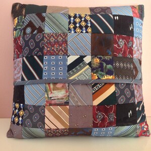 301 Custom Made Quilted Necktie Pillow - Etsy