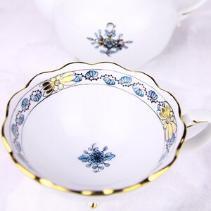 Only 1 Left - VSC Hand Painted Tea for One With Gentle Oriental Blossom ...