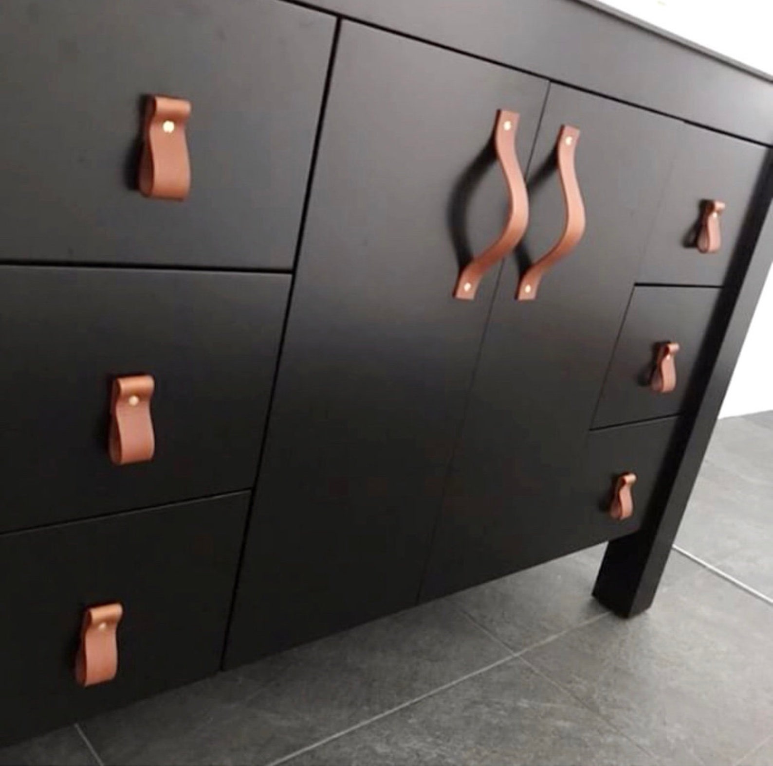 Leather Handle Original | Etsy