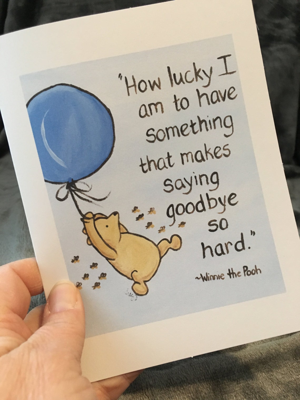Proud of You Winnie the Pooh Goodbye Quote for Retirement - Etsy