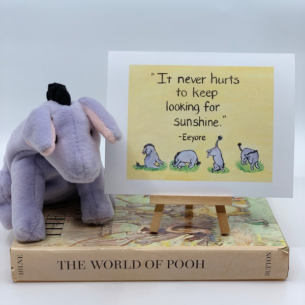 Eeyore Card - Etsy