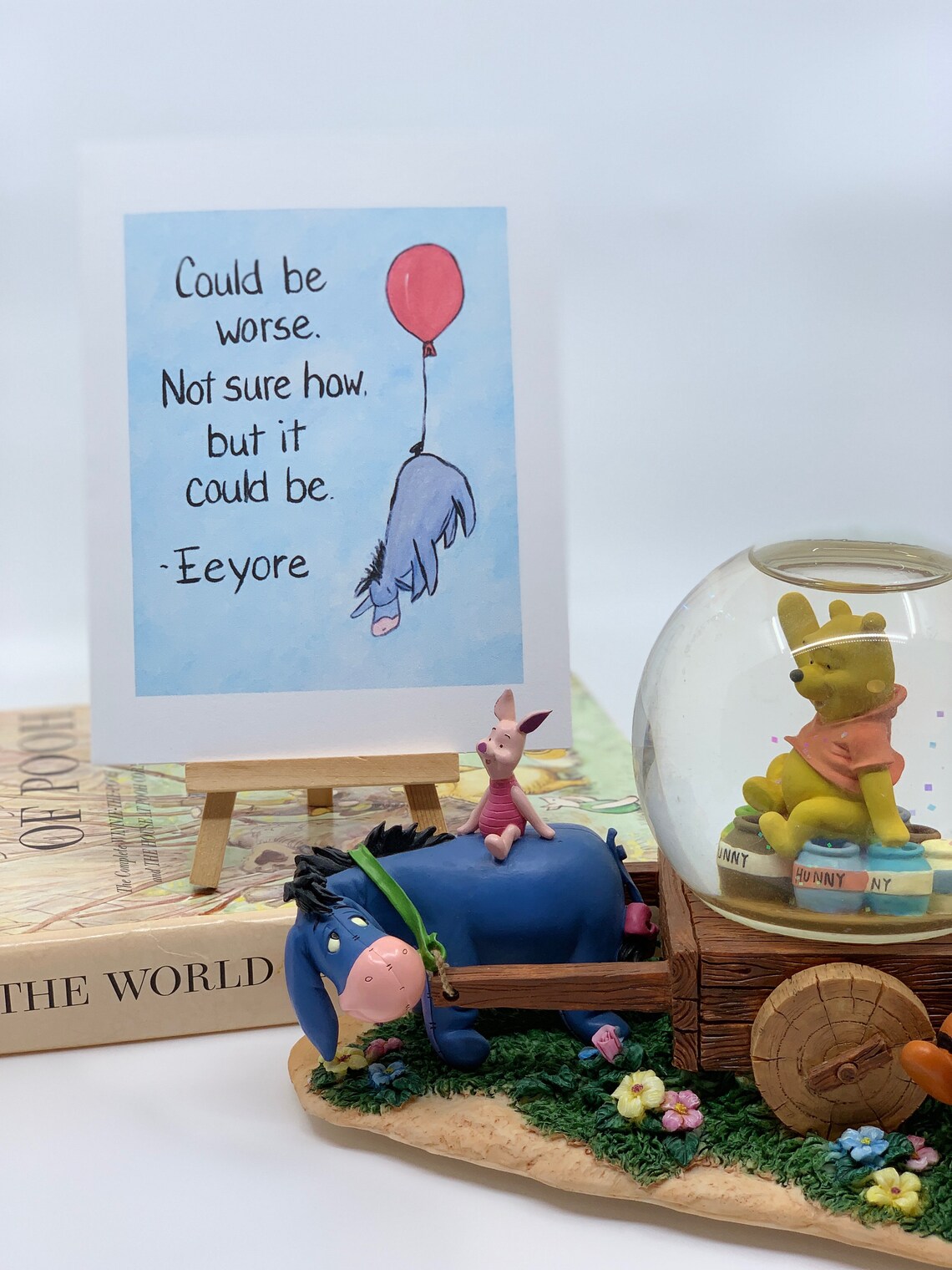 Social Distancing Card Eeyore Card Could Be Worse Quote - Etsy