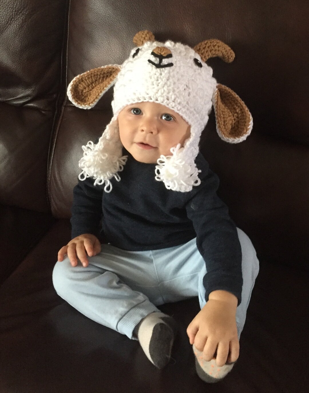 Crochet Pattern Goat Hat - Etsy