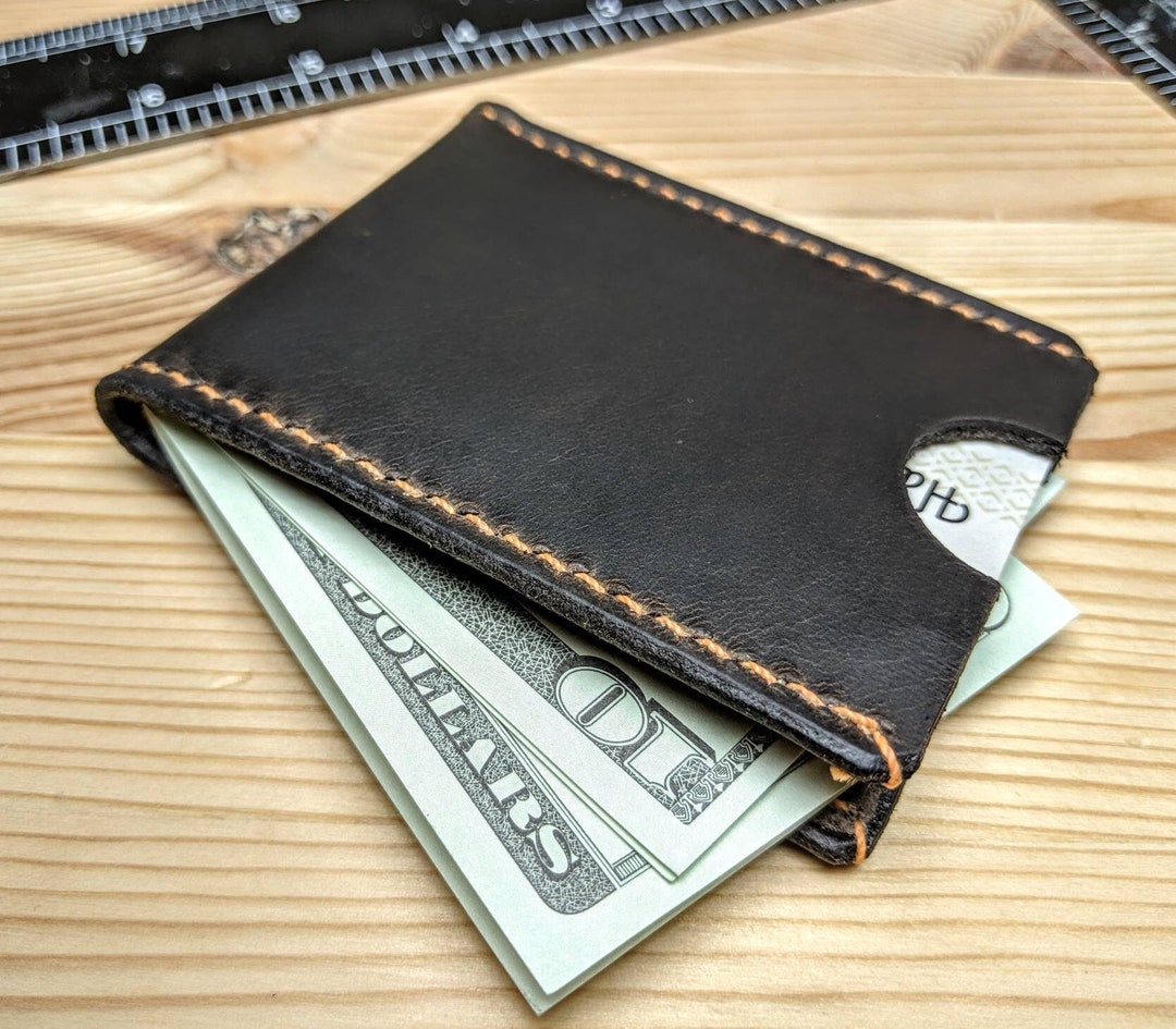The Original - Black & Tan Wallets - Front Pocket Wallet - Minimalist ...
