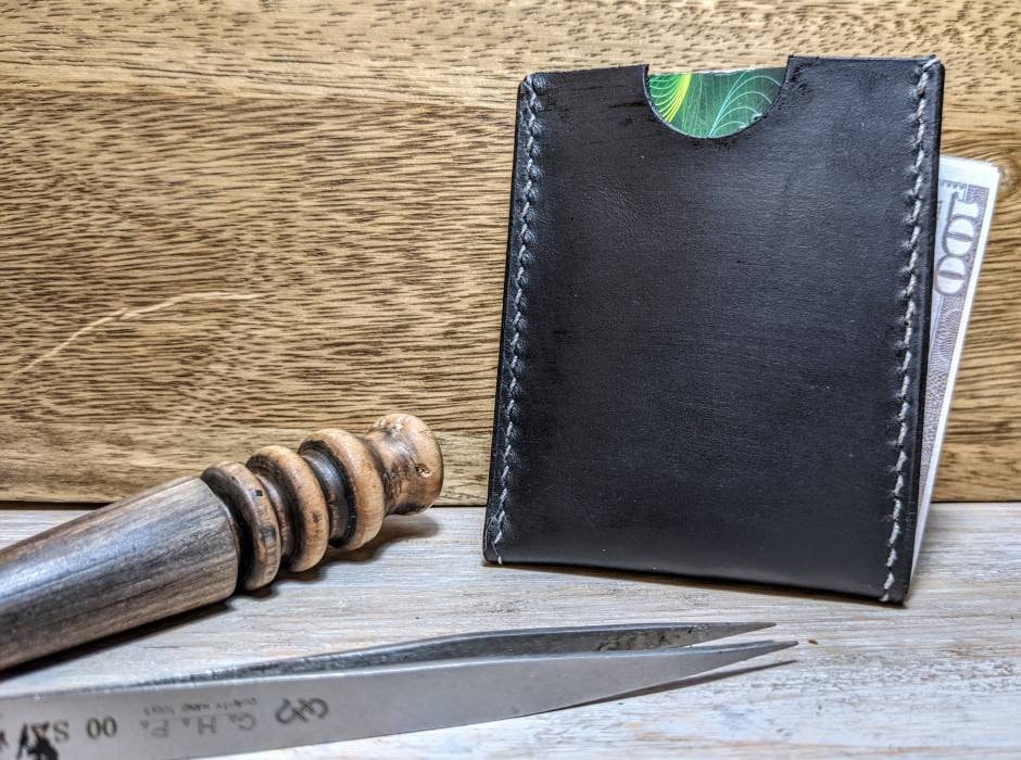 The Original - Black & Tan Wallets - Front Pocket Wallet - Minimalist ...