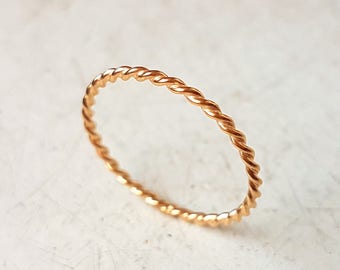 Knot Rings Knot Rings Rope Knot Rings BFF Rings Best | Etsy