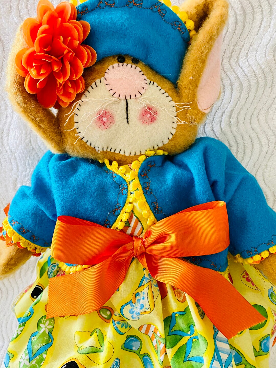 Bunny In Flip Flop Fabric Ready For Summer Etsy bunny-in-flip-flop-fabric-ready-for-summer-etsy