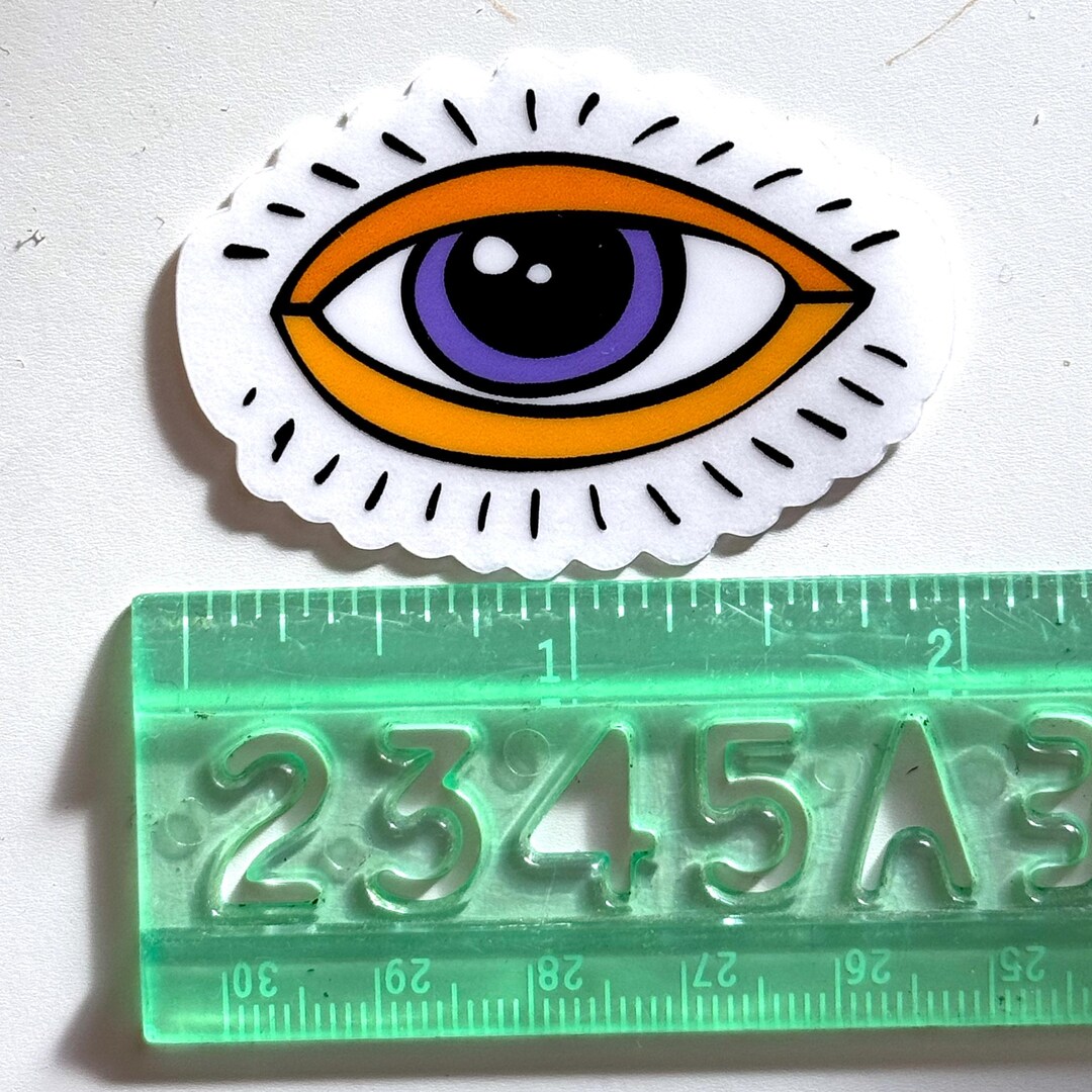 Eyeball Sticker, Mostly Unanswerable Questions, Mural, Painting, Vinyl ...