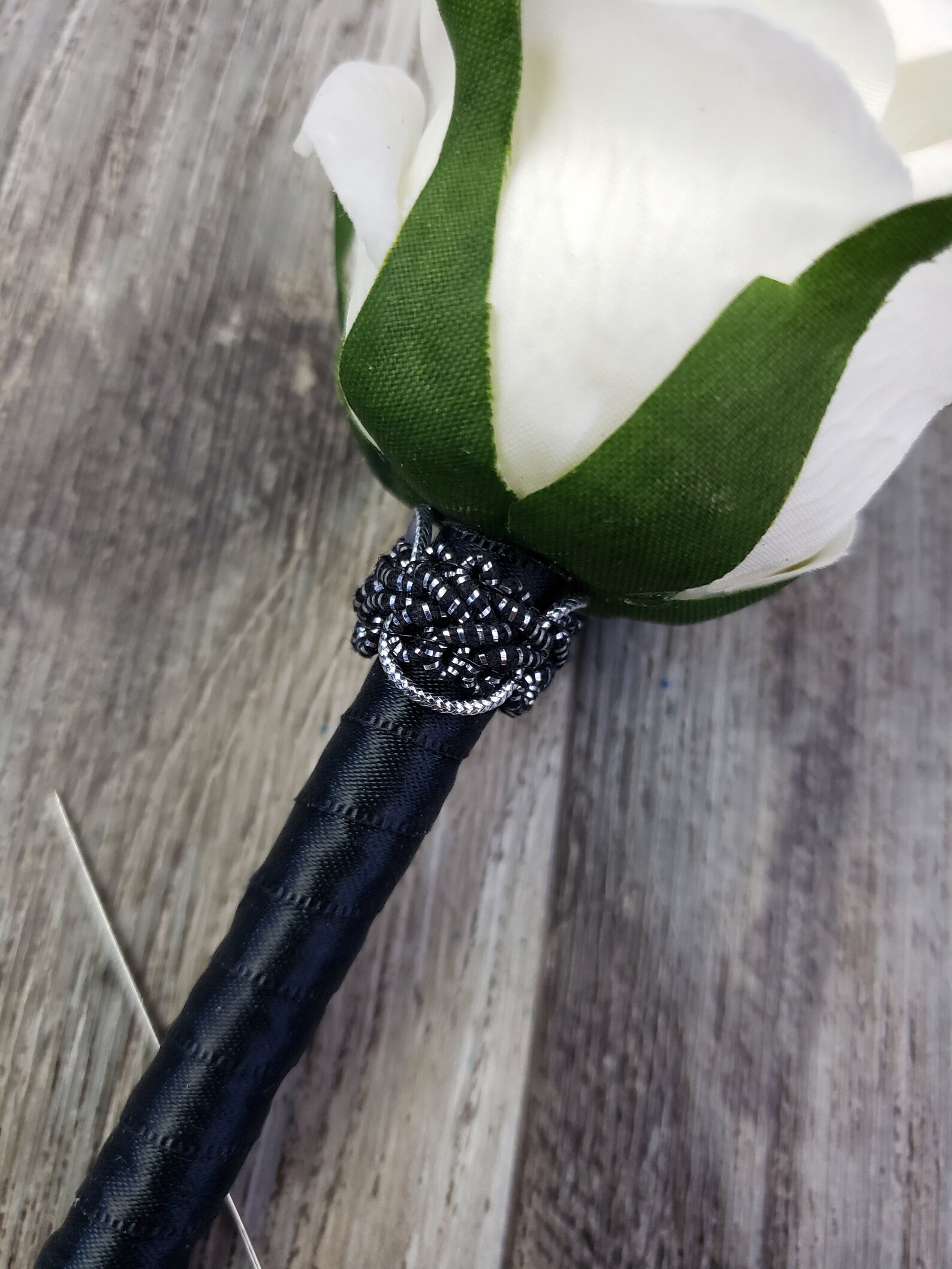 BOXED Modern Real Touch Gatsby Romantic Blooming Ivory Cream | Etsy