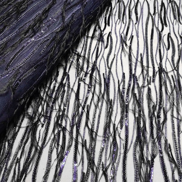 Navy Blue Sequins - Etsy