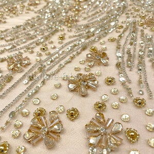 Free Shipping. Gold Color Embroidery Couture Lace - Etsy