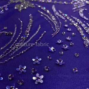 Free Shipping. Blue Color With Embroidery Couture Lace - Etsy