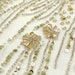 Free Shipping. Gold Color Embroidery Couture Lace - Etsy