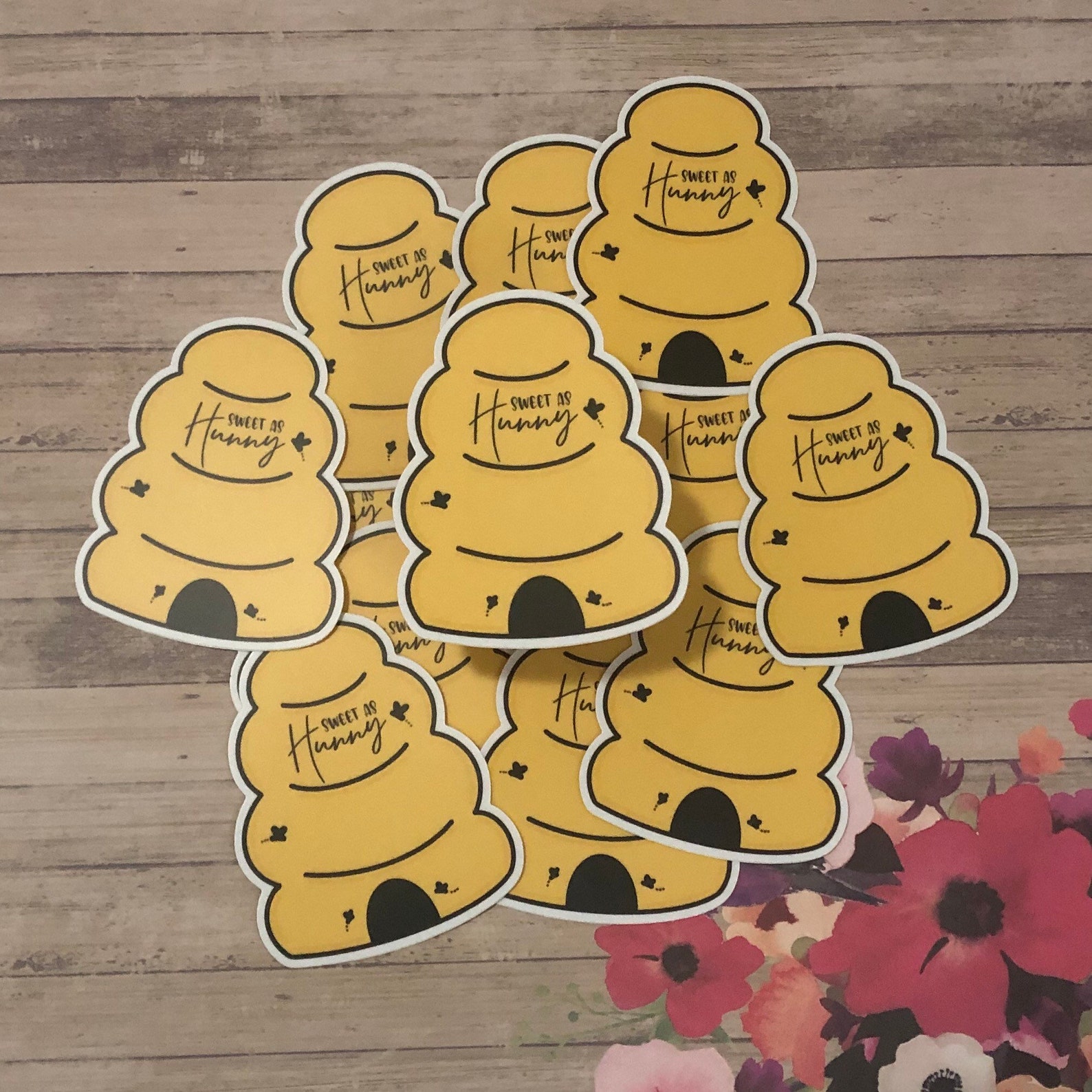 Sweet as Hunny Sticker/bee Hive/vinyl Sticker//water Bottle - Etsy